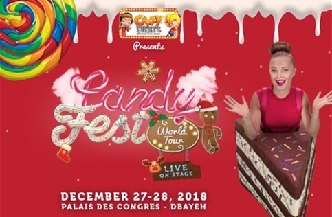 Candy Fest- 28 Dec.18 (Fri-6:30PM) at Palais des Congres | Ticketing ...