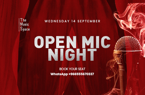 Open mic night 14 Sept.22 (Wed) at The Music | Ticketing Box Office