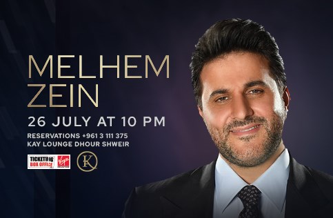 MELHEM ZEIN 26 Jul.24 (Fri) at KAY Lounge | Ticketing Box Office